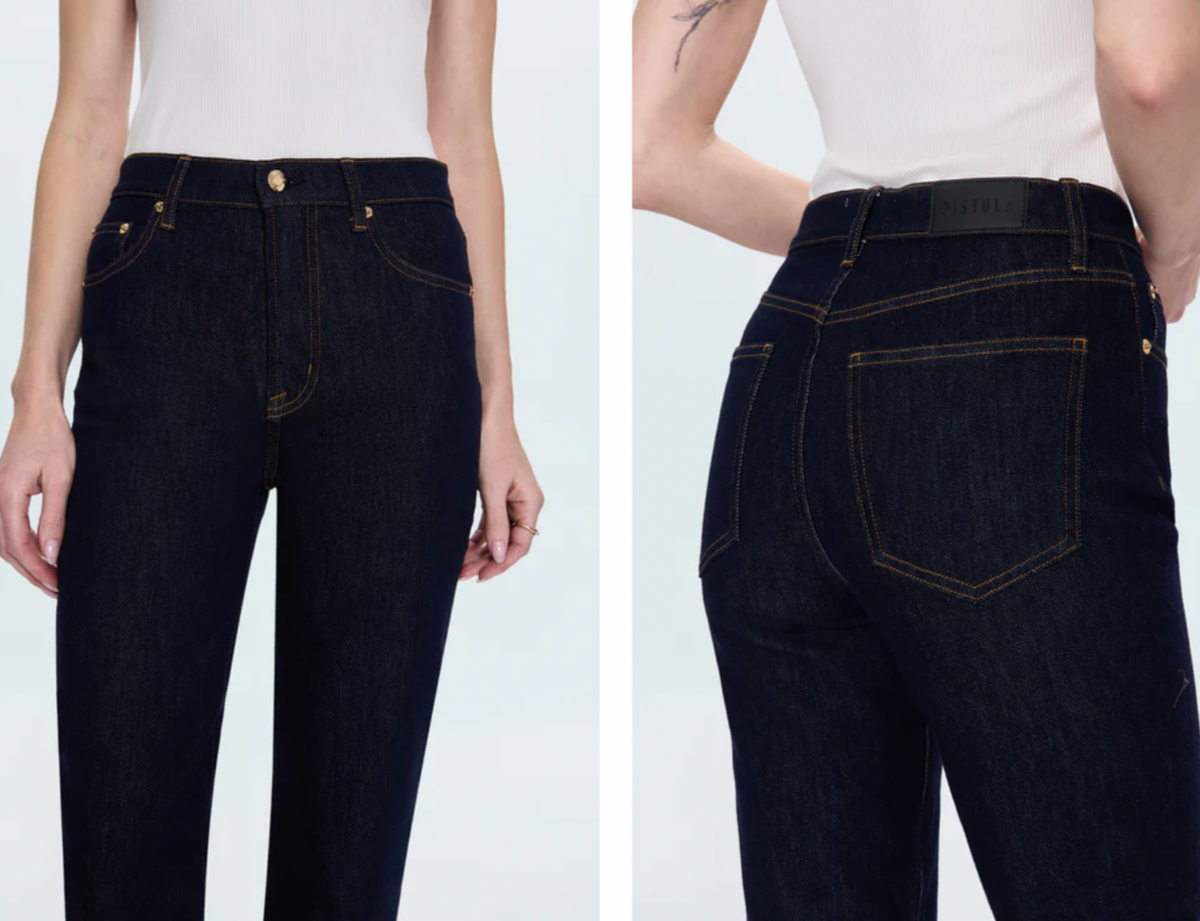 Bri Ankle High Rise Slim Straight Jean - Nightfall – Back 2 Basics
